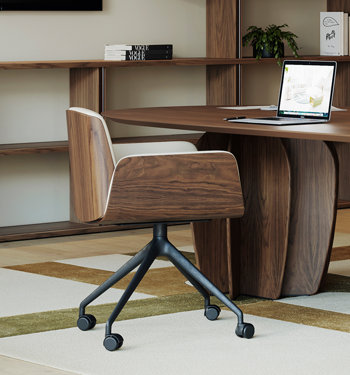 Hug Wooden Legs Chair – Bonaldo Montréal