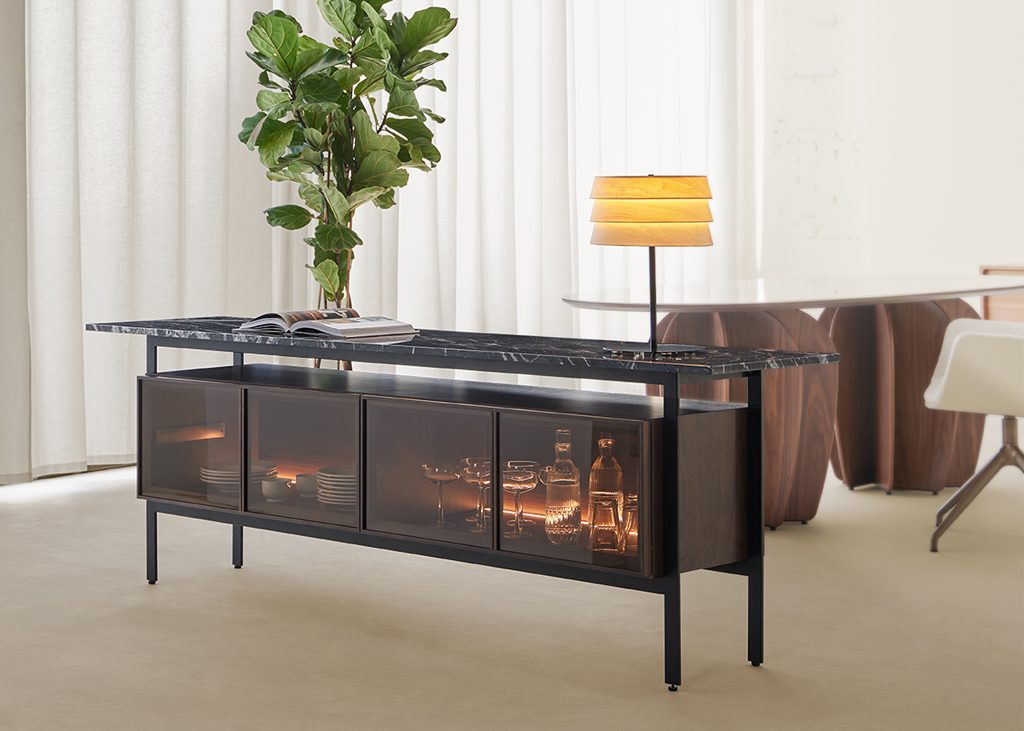 Chicago Glass Doors Sideboard – Bonaldo Montréal